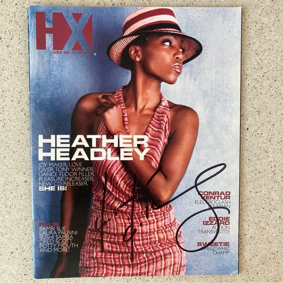 HX Magazine | Other | Heather Headley Signed Hx Magazine October 202 ...